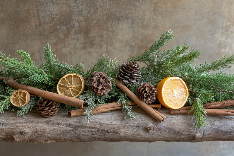 Woodland Magic: a Christmas Tree High Quality. Stock Image - Image of ...