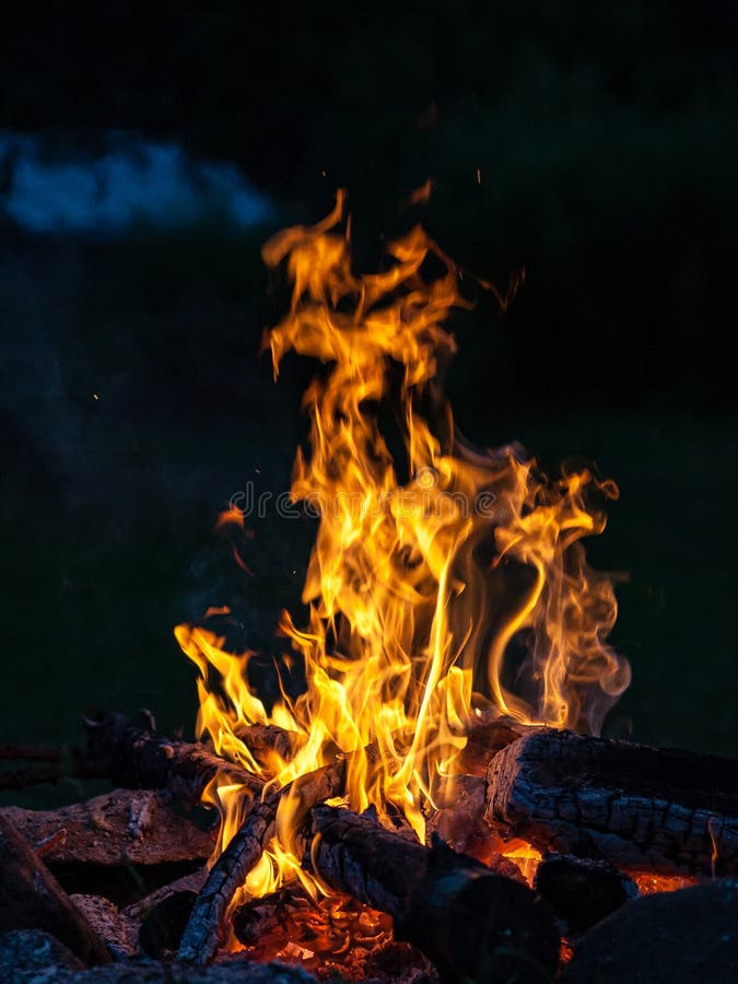 Woods are Burning in Fireplace, Warm, Heat, Fire Stock Photo - Image of ...