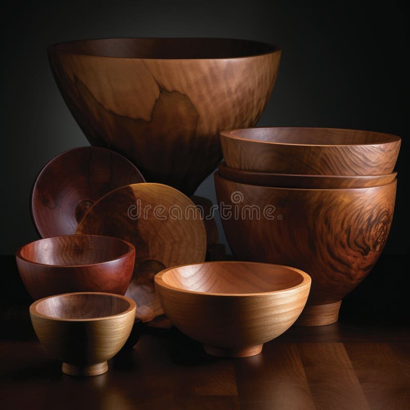 Woodturning in Functional Objects Showcase Image Stock Illustration ...