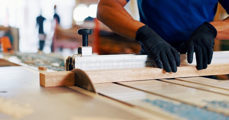 Woodwork Equipment Hands Workshop Project Manufacturing Process Industry Artisan Closeup Stock ...
