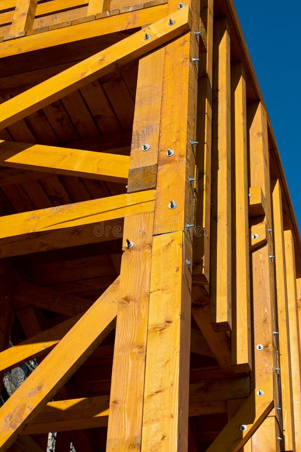 Woodwork stock photo. Image of joiner, geometric, industrial - 252152482