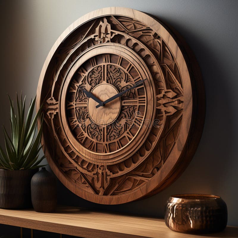 Woodworking in Architectural Elements Showcase Image Stock Illustration ...