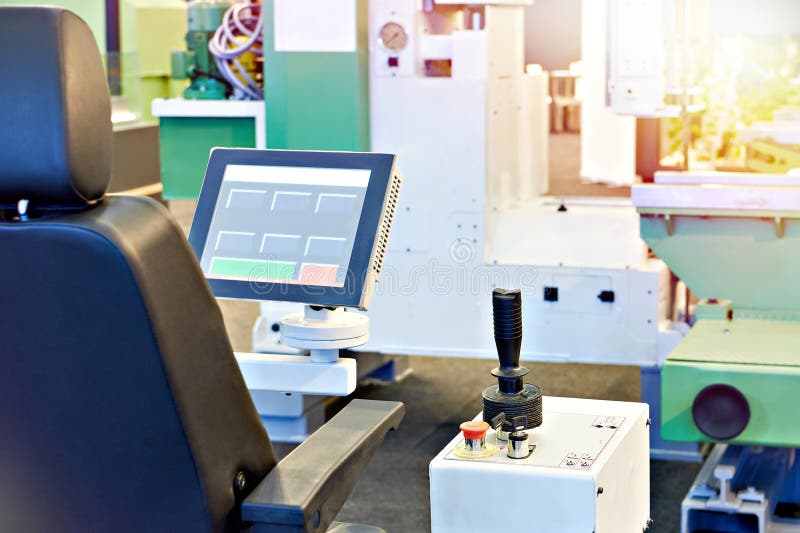 Woodworking Machine Operator Workplace Stock Photo - Image of machine ...