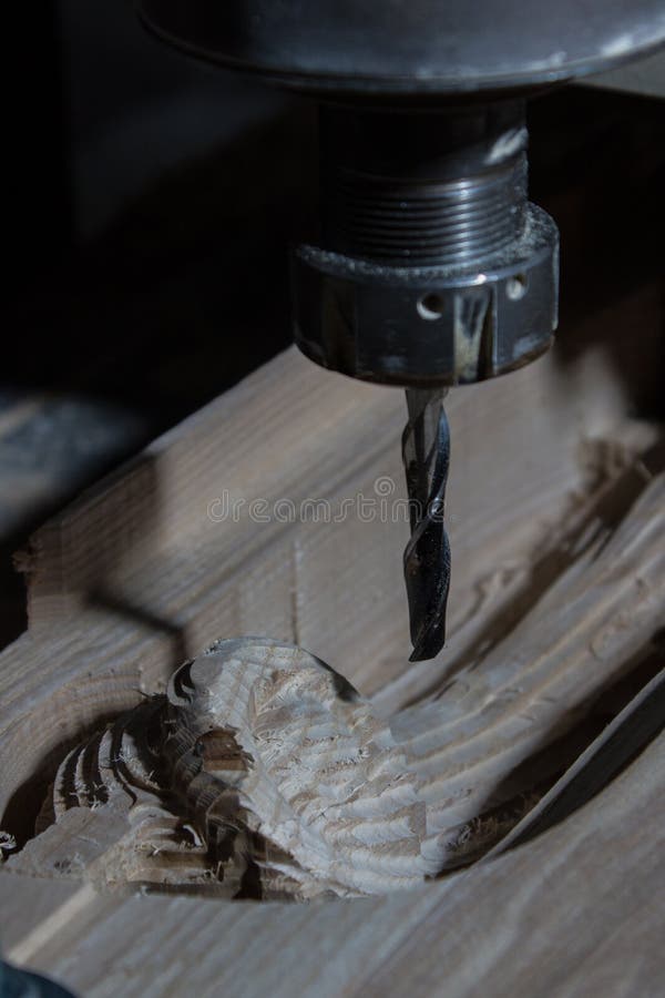 Woodworking Milling Machine Stock Image - Image of relief, clean: 48535683