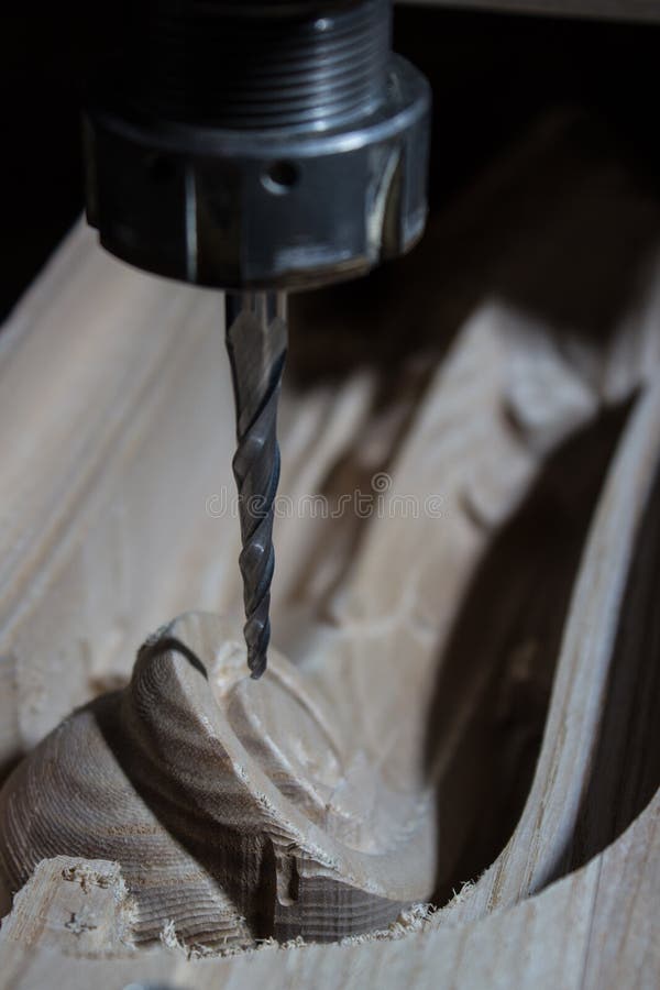 Woodworking Milling Machine Stock Image - Image of speed, apparatus ...