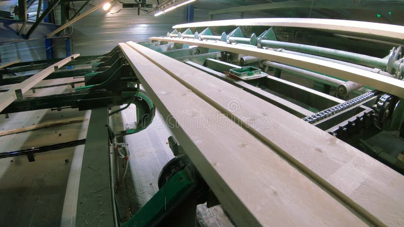 Woodworking Production with Computerized Automatic Equipment. Stock ...