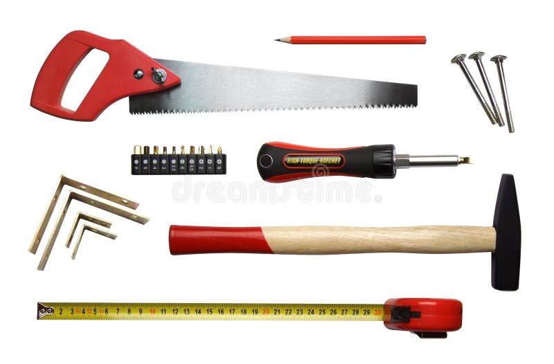 Woodworking tools stock image. Image of timber, pencil - 13457883