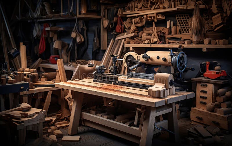 Woodworking Wonderland, Crafting with Precision and Passion. Generative ...