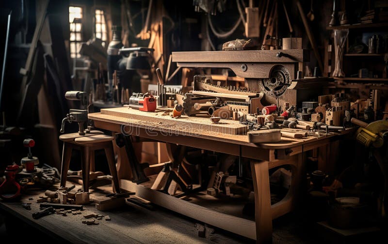Woodworking Wonderland, Crafting with Precision and Passion. Generative ...
