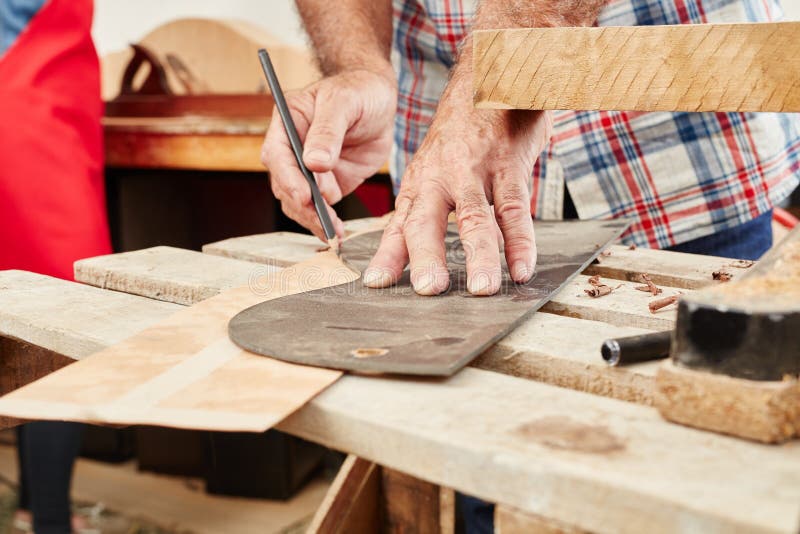 Woodworking or Wood Production Stock Photo - Image of accuracy, measure ...