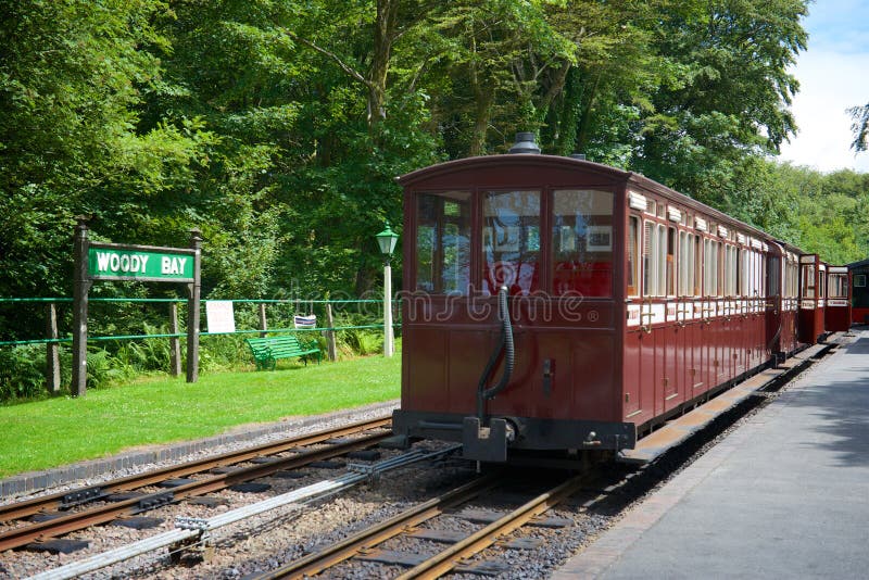 Woody Bay Station North Devon UK Editorial Photography - Image of devon ...