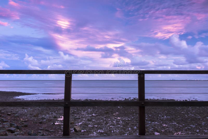 Woody Point Jetty at Sunset Stock Photo - Image of view, pier: 83865326