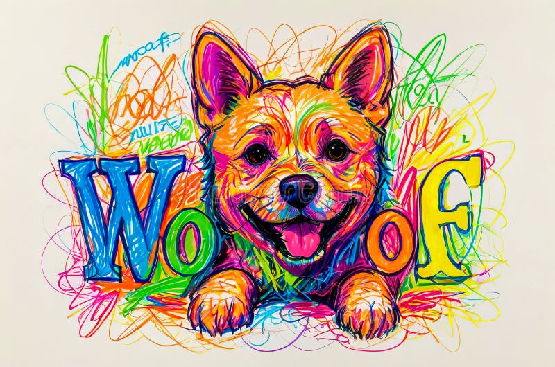 107 Child Crayon Drawing Dog Illustrations Stock Photos - Free ...