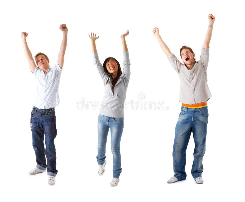 WooHoo!!! we Won! stock image. Image of raise, glad, excitement - 2445723
