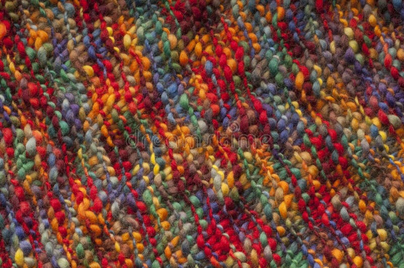 Multicolored Wool Braid stock image. Image of creative - 4692133