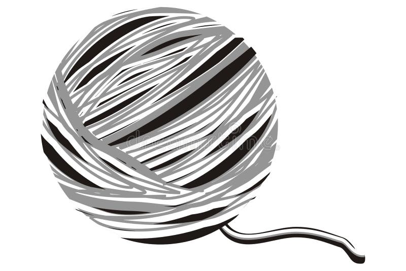 Wool stock vector. Illustration of lines, knitting, pullover - 4566755