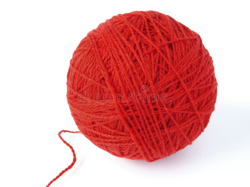 Wool ball stock image. Image of hobby, wool, handmade - 7199689