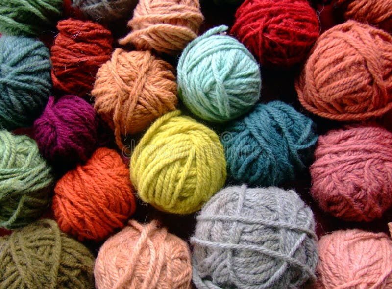 Wool balls stock image. Image of coloured, span, spun - 67324609
