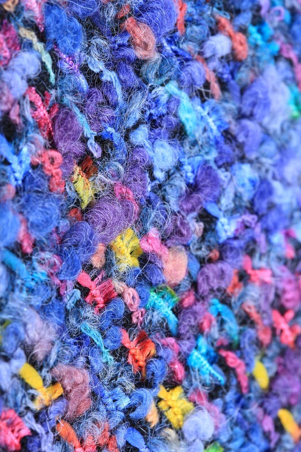 Wool Black with Colored Speckles Stock Image - Image of craft, texture ...