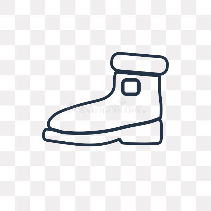Boots Icon Vector Isolated on White Background, Boots Sign , Linear ...