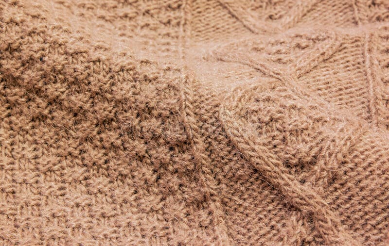 Wool brown fabric stock image. Image of fiber, coarse - 63891955