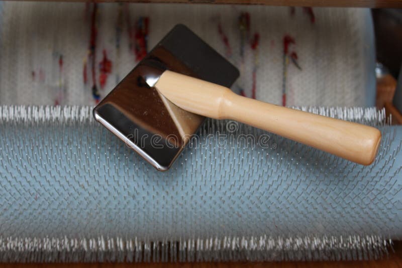 Wool carding stock image. Image of design, lanolin, felt - 87480077