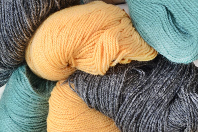 Wool clew stock image. Image of handmade, loose, knitting - 41147863