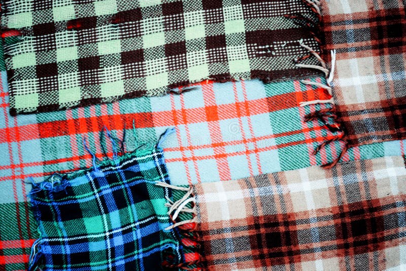 Wool cloth cell stock photo. Image of patchwork, transverse - 119674508