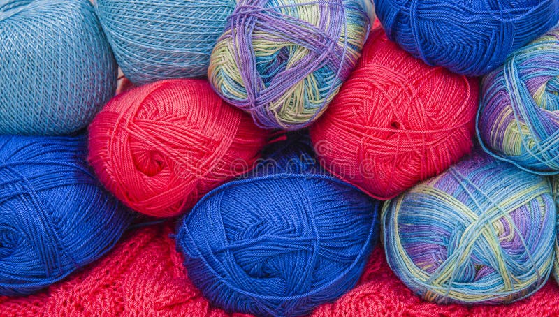 Wool colourful, cotton stock photo. Image of needlecraft - 79649250