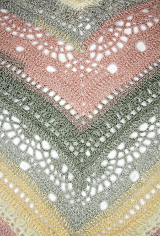 Wool Crochet Design, Knitted Pattern Stock Image - Image of knit ...