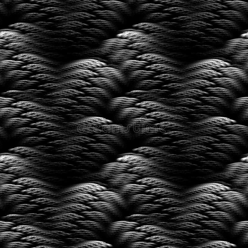 Wool Crochet Fibers Texture Seamless Pattern Stock Image - Image of ...