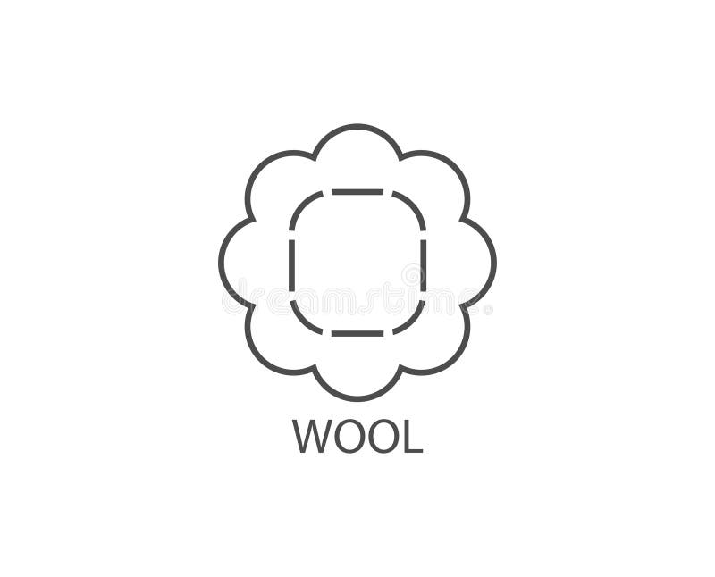 Wool, Fabric Icon. Vector Illustration. Stock Vector - Illustration of ...