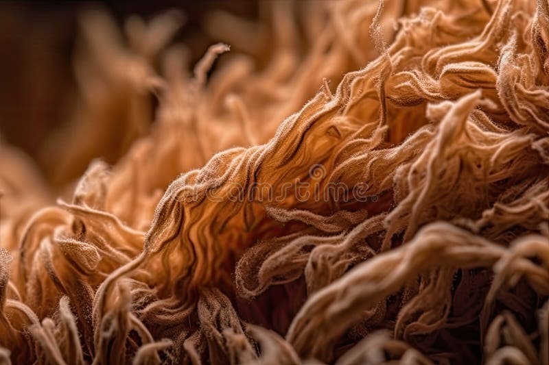 Wool Fabric Under the Microscope. Macro Photography. Wallpapper ...