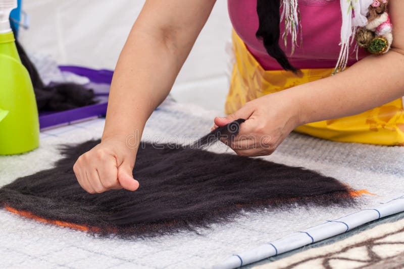 Wool felting editorial image. Image of soft, felting - 60922890