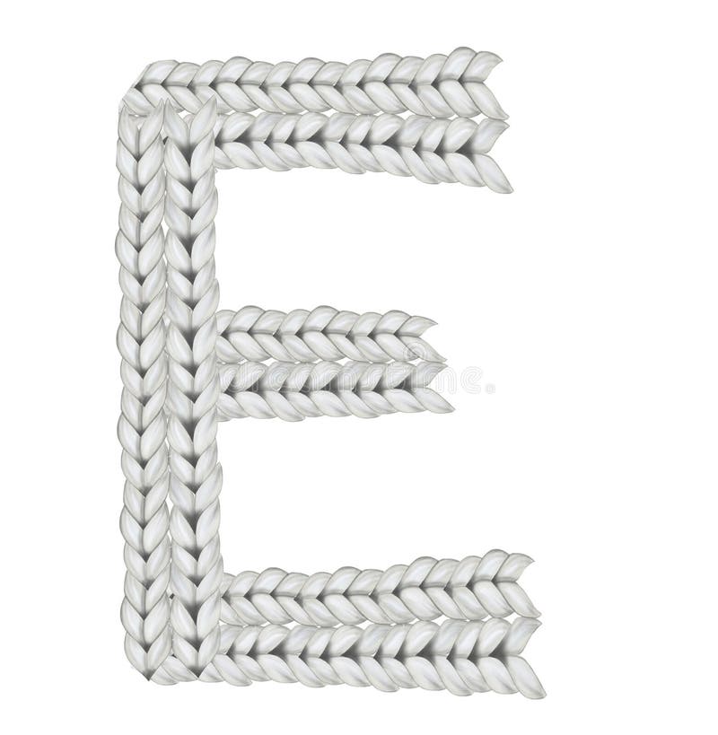 Wool Font & X28;knot Font& X29; Stock Illustration - Illustration of ...