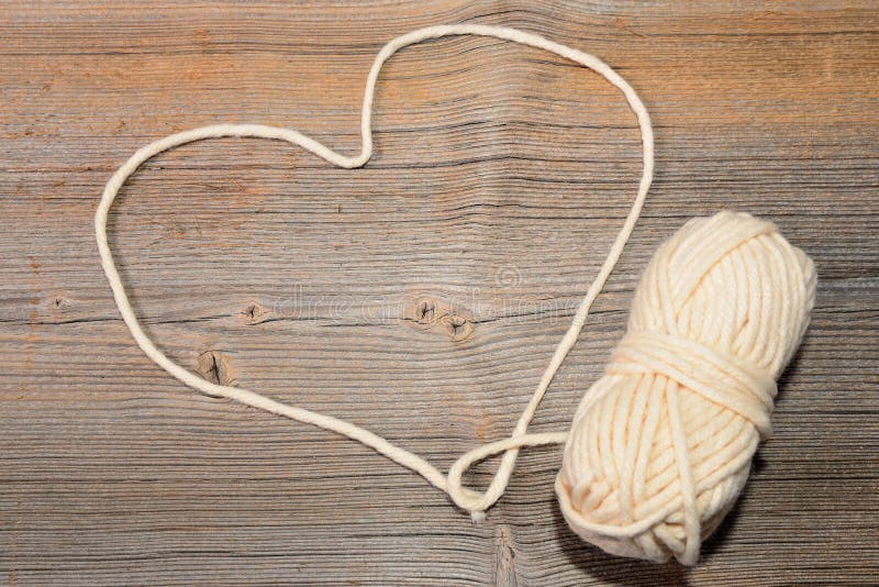 Wool Heart with Rose Buttons Stock Photo - Image of handmade, felt ...