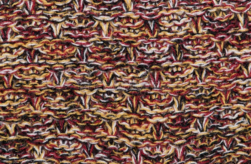 Wool Knit Color Swatch Sample Pattern of Several Different Colored ...