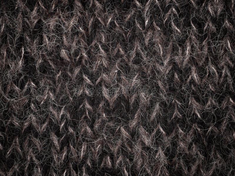 Wool Knitted, Black Woolen Thread Stock Image - Image of cloth, sweater ...