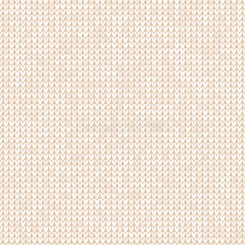Wool Knitted Seamless Pattern White Background Stock Illustration ...