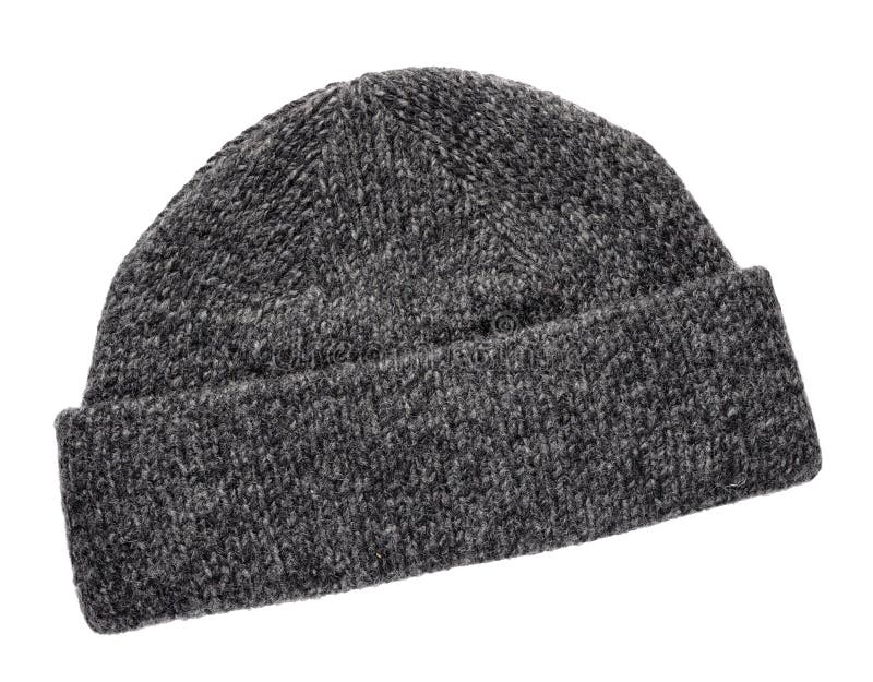 Wool knitted winter hat stock image. Image of knitted - 22602713