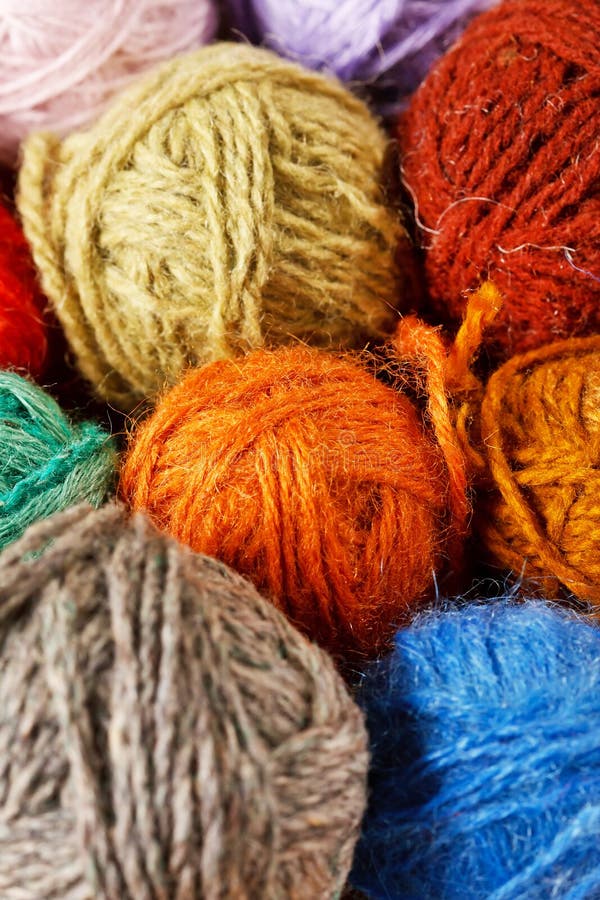 Rainbow wool stock photo. Image of colors, closeup, rainbow - 26835446