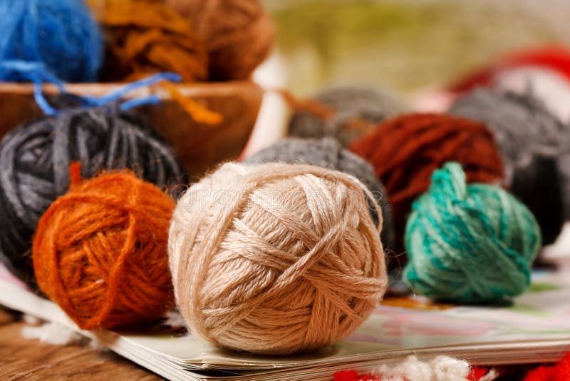 Wool knitting stock photo. Image of color, creative, fashion - 19011208