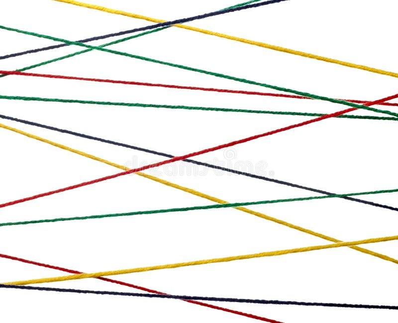 Wool Knitting String Cord Colorful Background Stock Photo - Image of ...