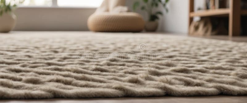 Wool Living Room Rug Crafted with a Trellis Design. Stock Image - Image ...