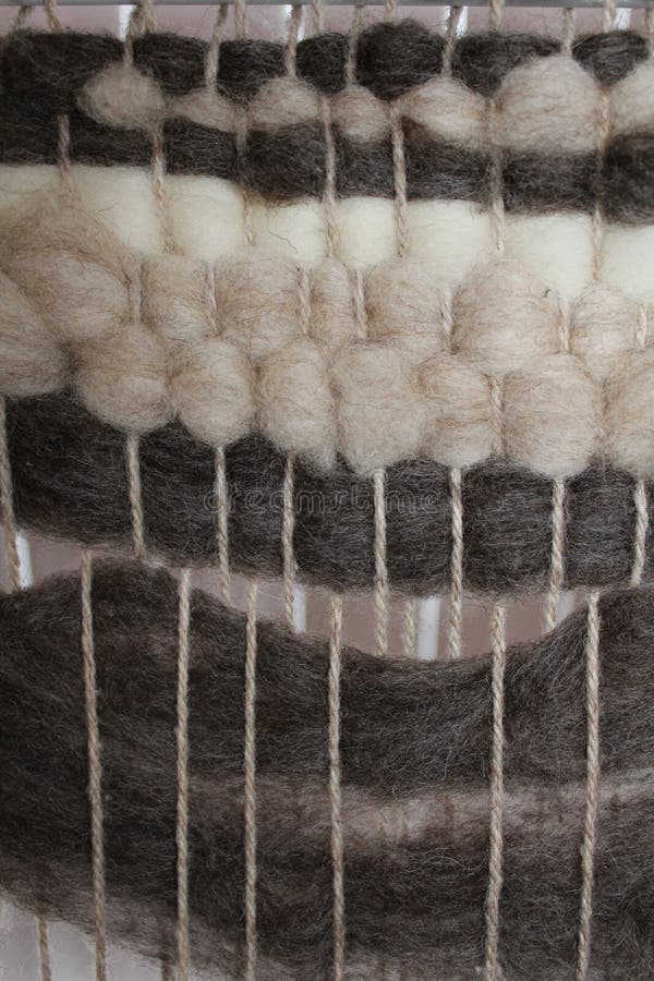 Wool Loom Weaving stock photo. Image of flick, locks - 85119510