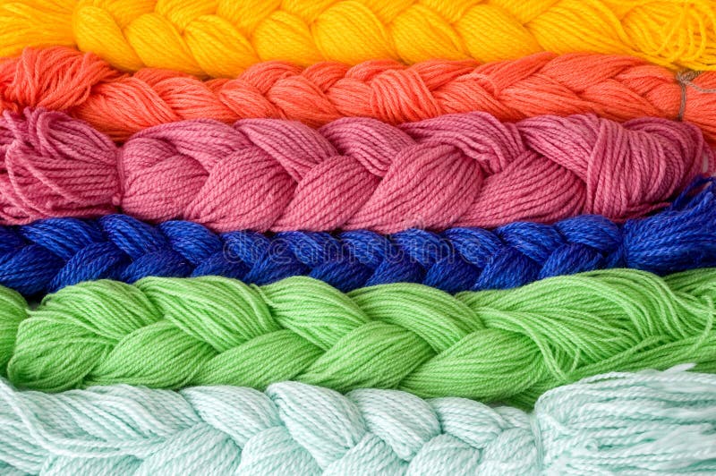 Skeins of Yarn - Vertical stock image. Image of canvas - 2092771