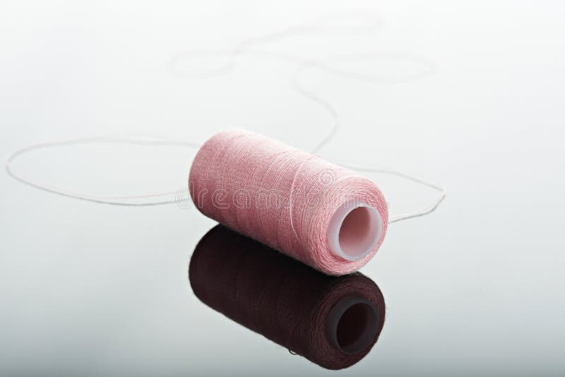 Wool pink thread stock image. Image of thread, cotton - 75869689