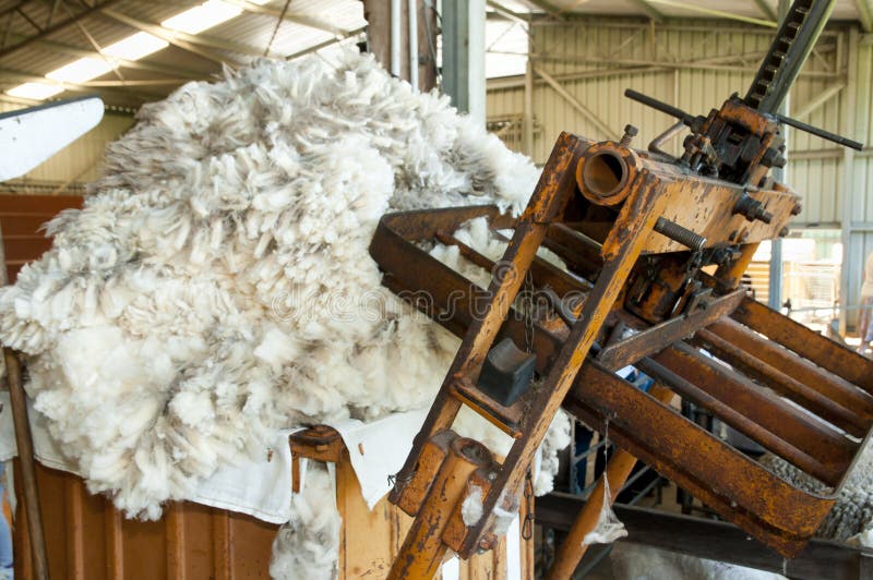 Wool Press stock image. Image of shop, rural, agriculture - 101841059