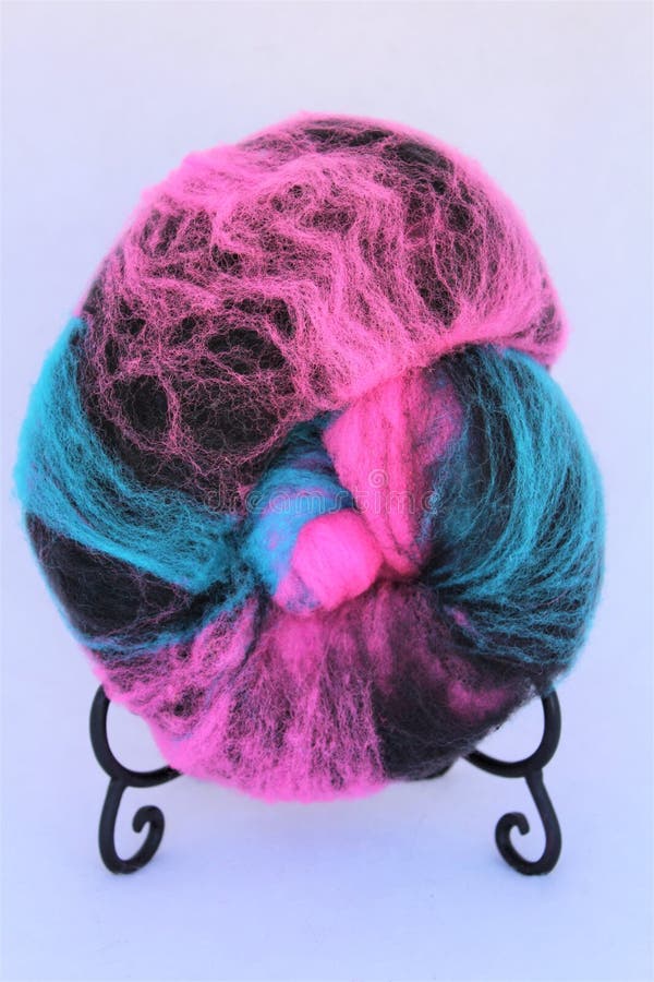 Wool roving stock photo. Image of fiber, crafting, textiles - 88282586