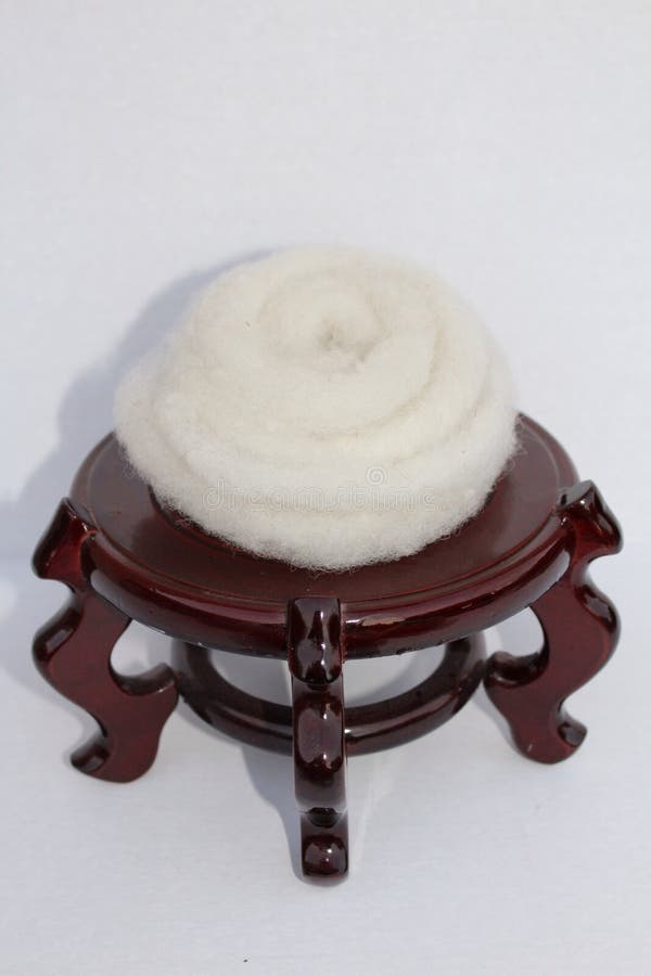 Wool roving stock image. Image of cream, fibres, fleece - 84635345